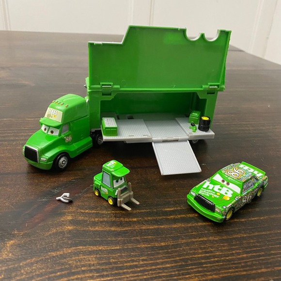 Pixar | Toys | Disney Pixar Cars Chick Hicks Hauler Truck 86 Htb Race ...